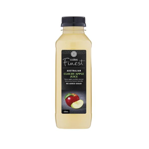 Buy Coles Finest Cloudy Apple Juice 500mL | Coles