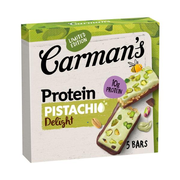 Buy Carman's Protein Bars Pistachio 5 Pack 200g | Coles