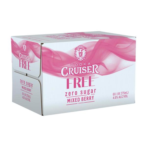 Buy Vodka Cruiser Sugar Free Berry 275ml 24 Pack | Coles