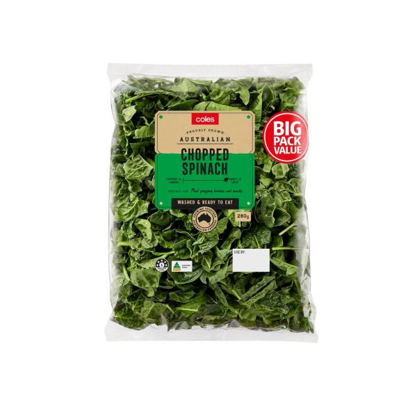 Buy Coles Chopped Spinach 280g | Coles