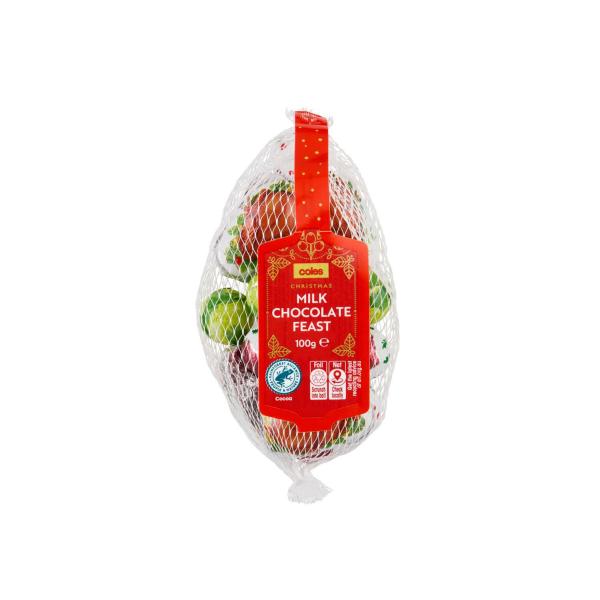Buy COLES CHRISTMAS FEAST MILK CHOCOLATE NET | Coles