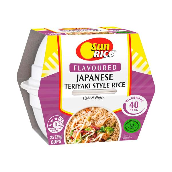 Buy Sunrice Microwave Teriyaki Rice Cup 250 GRAM | Coles
