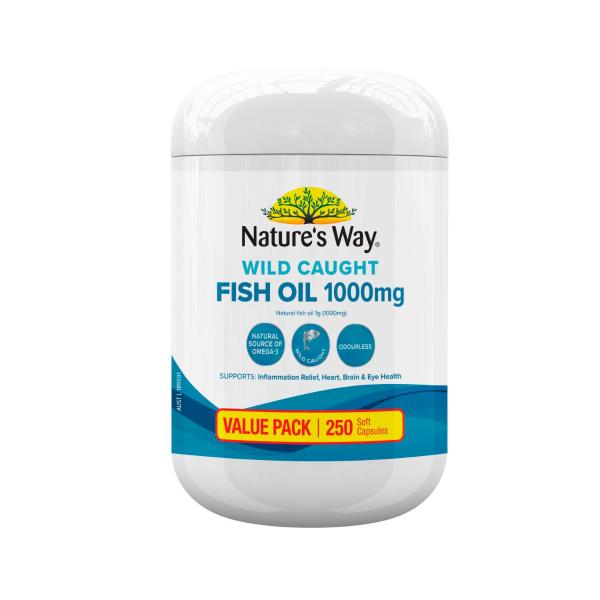 Buy Nature's Way Fish Oil 1000mg 250 Pack | Coles