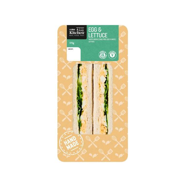 Buy Coles Kitchen Sandwich Egg Mayo & Lettuce 170g | Coles