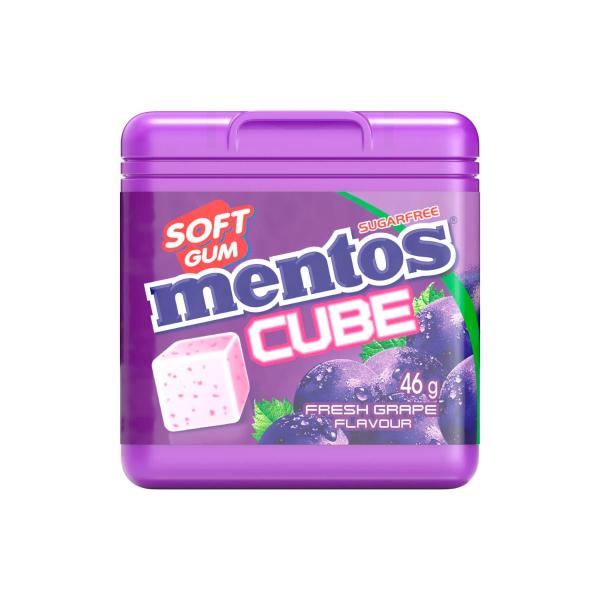 Buy Mentos Cube Gum Ice Grape 46g | Coles