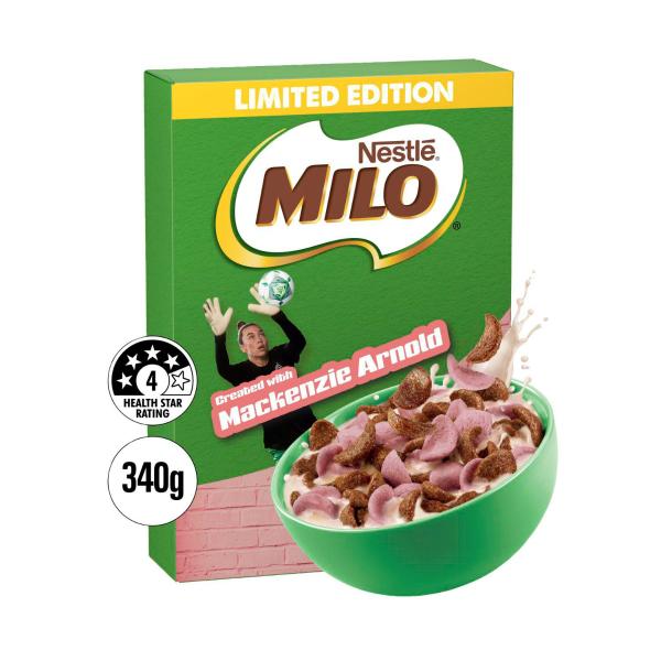 Buy Nestle Milo Breakfast Cereal Mackenzie Arnold 340g | Coles