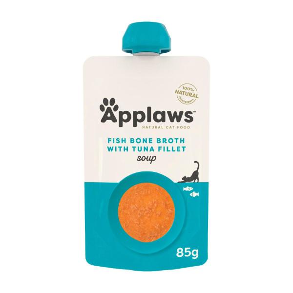 Buy Applaws Cat Food Fish Bone Broth With Tuna Fillet Soup 85g | Coles