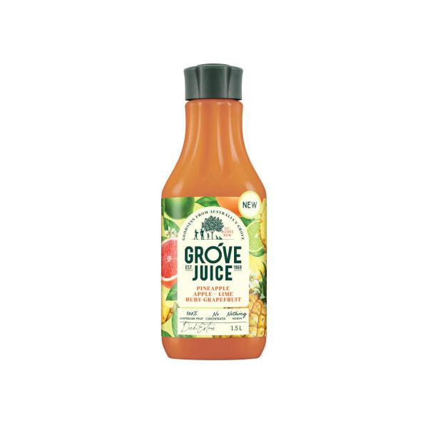 Buy Grove Juice Pineapple- Lime & Ruby Grapefruit 1.5L | Coles