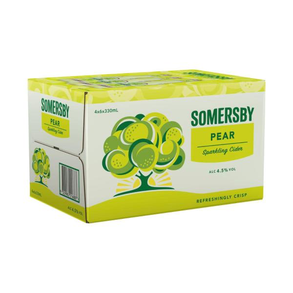 Buy Somersby Pear Cider Bottle 330ml 24 Pack | Coles