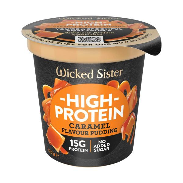 Buy Wicked Sister High Protein Pudding Caramel 170g | Coles