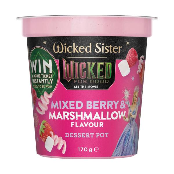 Buy Wicked Sister Dessert Pot Mixed Berry & Marshmallow 170g | Coles