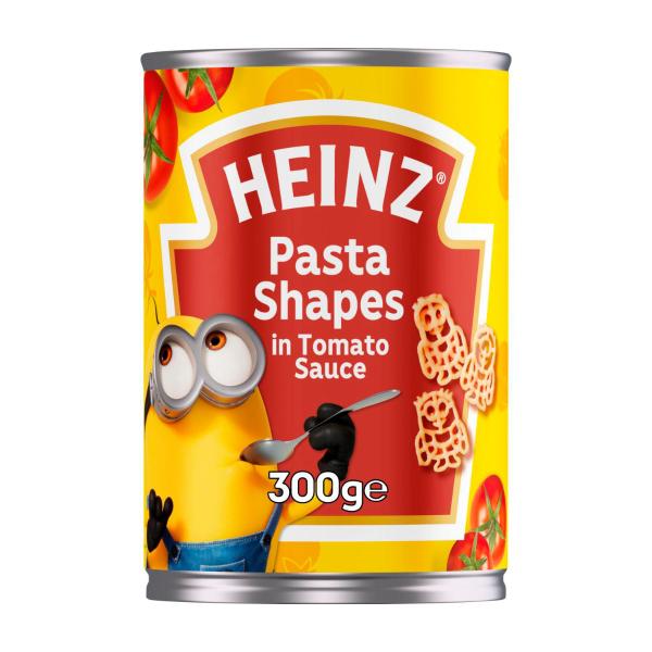 Buy Heinz Minion Pasta Shapes In Tomato Sauce 300g | Coles