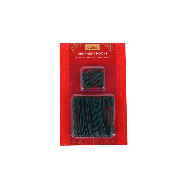 Buy ORNAMENT HOOKS 100pk | Coles