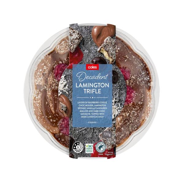 Buy Coles Decadent Lamington Trifle 720g | Coles