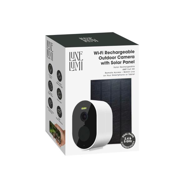 Buy Outdoor Battery Camera With Solar Panel 1 Each | Coles