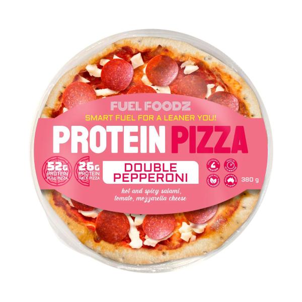 Buy Fuel Foodz Protein Pizza Double Pepperoni 380g | Coles