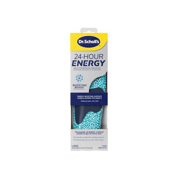 Buy Scholl 24hr Energy Insole Large 1 Each | Coles