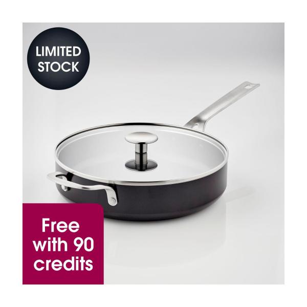 Buy KitchenAid 26cm Skillet With Lid 1 Each | Coles
