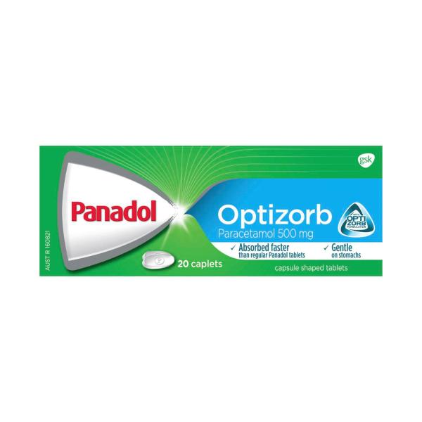 Buy Panadol Optizorb Caplets 20 pack | Coles