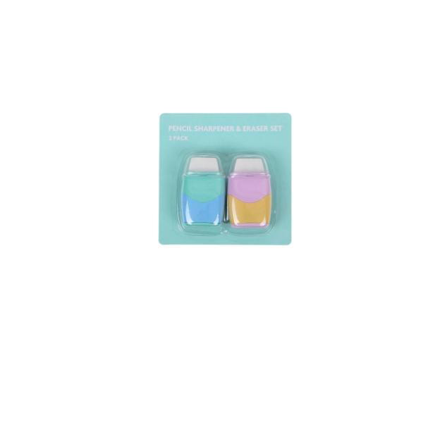 Buy Pencil Sharpener And Eraser Set 1 Each | Coles