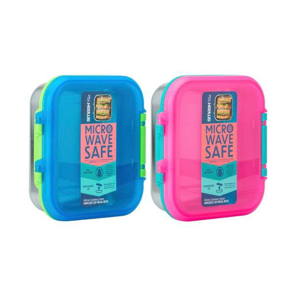 Buy Smash Ss Hinged Lid Sandwich Box 900ml 1 Each | Coles