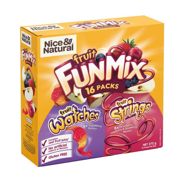 Buy Nice & Natural Fruit Fun Mix Variety Multipack Lunch Box School ...