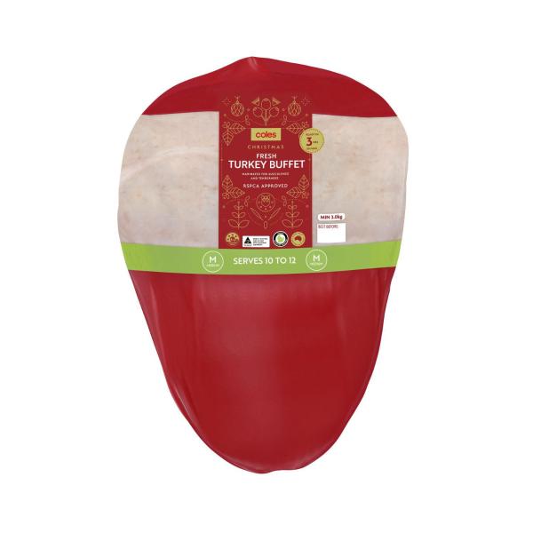 Buy Coles RSPCA Approved Turkey Buffet Medium 3Kg | Coles