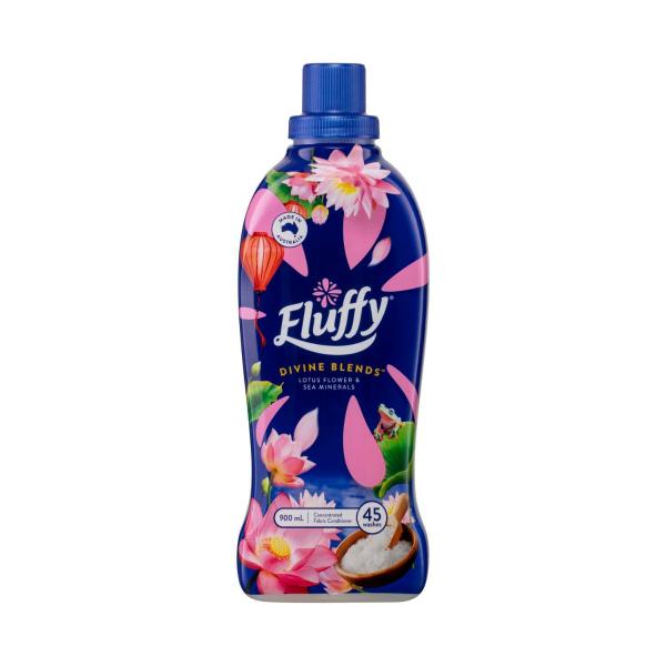 Buy Fluffy Ultra Fabric Softener Divine Blends Lotus 900mL | Coles