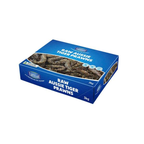 Buy Coles Frozen Raw Extra Large Black Tiger Prawns 3kg | Coles