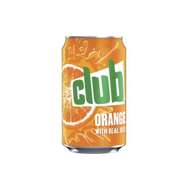 Buy Club Orange Soft Drink Can 330mL | Coles