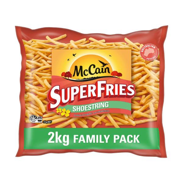 Buy McCain Superfries Shoestring 2Kg | Coles