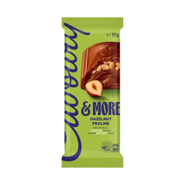 Buy Cadbury More Hazelnut Praline Chocolate Block 195g | Coles