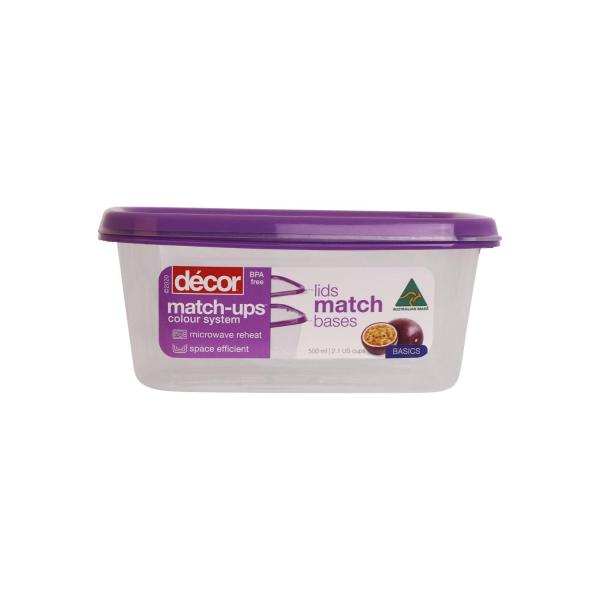Buy Decor Match Ups Container 500ml 1 each | Coles