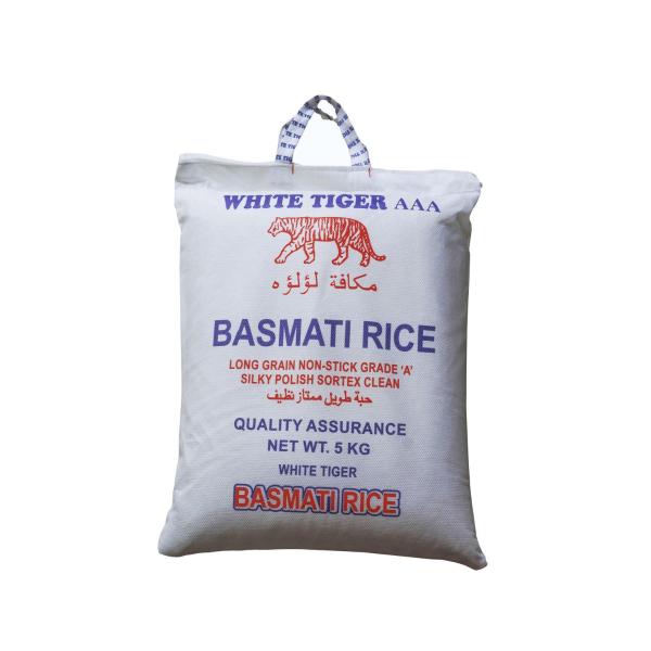 Buy White Tiger Basmati Rice 5kg | Coles