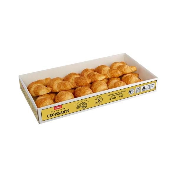 Buy Coles All Butter Croissants 12 Pack 900g | Coles