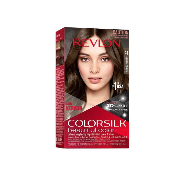 Buy Revlon Colorsilk Medium Brown 41 Hair Color 1 pack | Coles