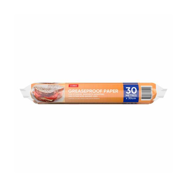Buy Coles Greaseproof Paper 30m 1 each | Coles