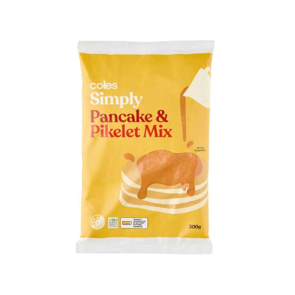 Buy Coles Simply Pancake & Pikelet Mix 300g | Coles
