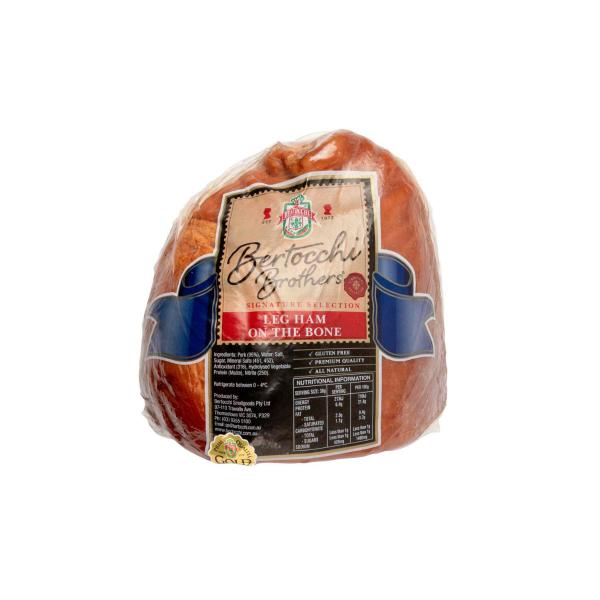 Buy Bertocchi Brothers Ham On The Bone Quarters approx. 2.2kg | Coles