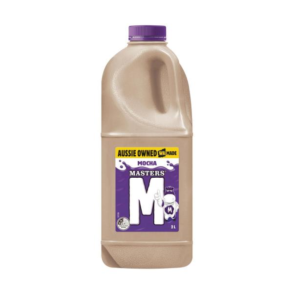 Buy Masters Mocha Flavoured Milk 2L | Coles