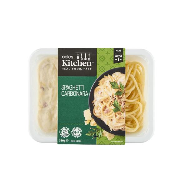 Buy Coles Kitchen Spaghetti Carbonara 350g | Coles