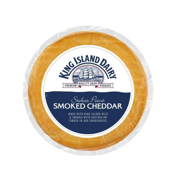 Buy King Island Dairy Cheddar Smoked Stokes Point approx. 200g | Coles