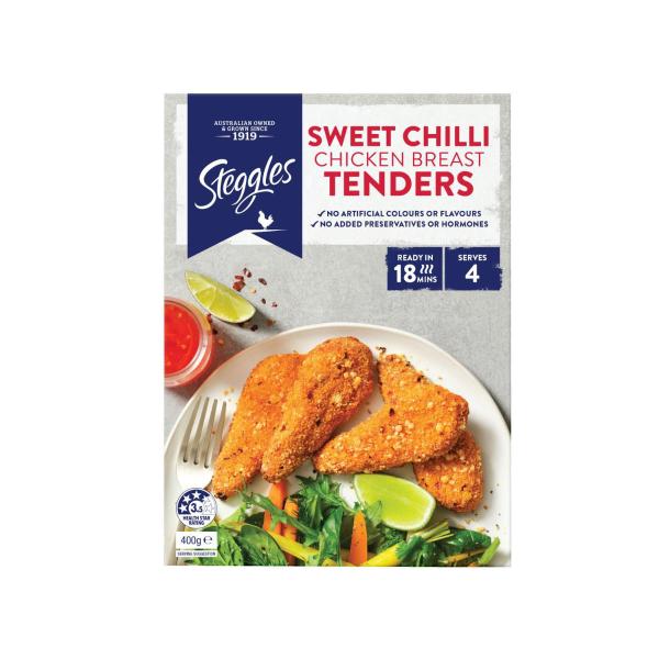 Buy STEGGLES CHICKEN TENDERS SW CHILLI | Coles