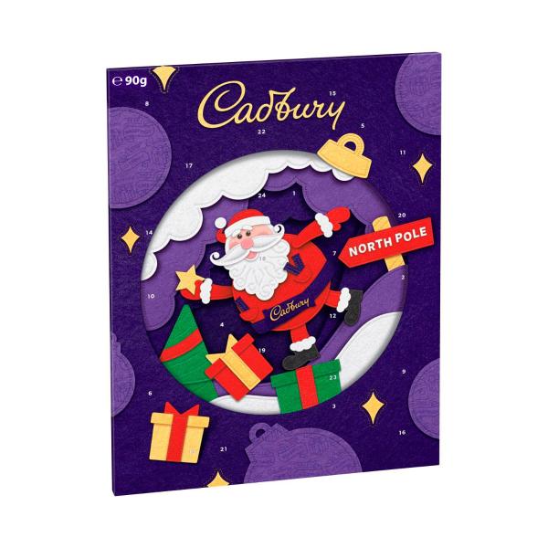 Buy Cadbury Dairy Milk Chocolate Christmas Advent Calendar 90g | Coles