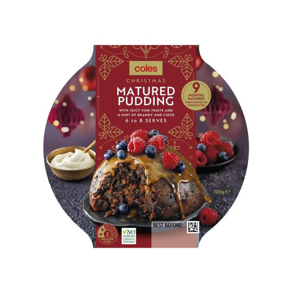 Buy Coles Christmas Matured Pudding 700g | Coles