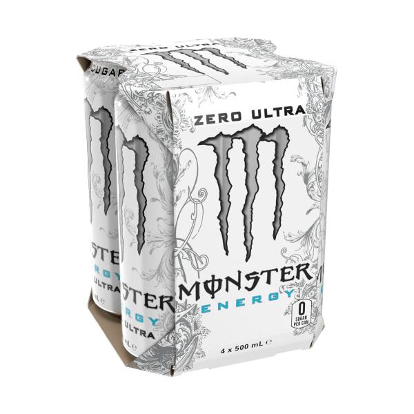 Buy Monster Energy Drink Ultra 4x500ml 4 Pack | Coles