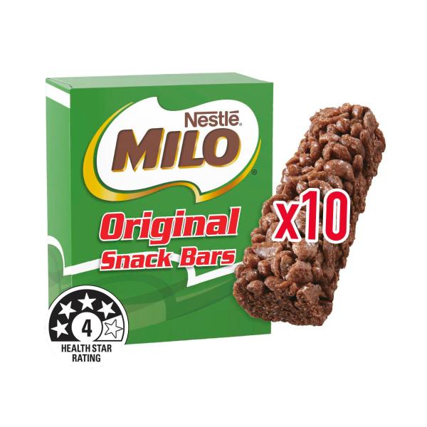 Buy Milo Original Bars School Lunchbox Snacks 210g | Coles