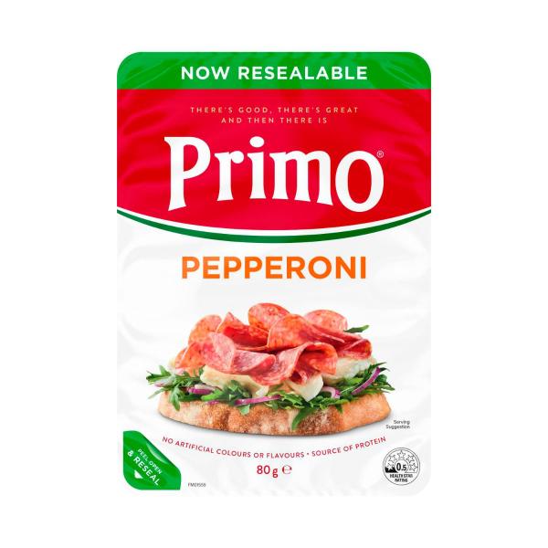 Buy Primo Pepperoni Hot Salami 80g | Coles
