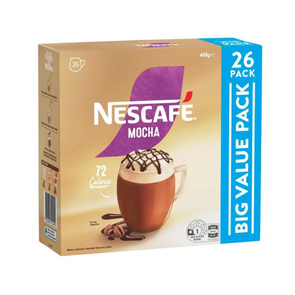 Buy Nescafe Mocha Coffee Sachets 26 Pack | Coles