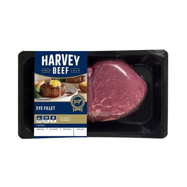 Buy Harvey Beef Eye Fillet Steak approx. 350g | Coles